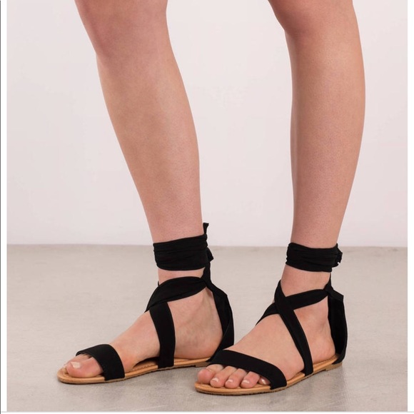 Tobi | Shoes | New Tobi Colette Ankle Wrap Sandals | Poshmark